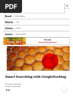 Google Dorks Cheat Sheet | PDF | File Transfer Protocol | World Wide Web