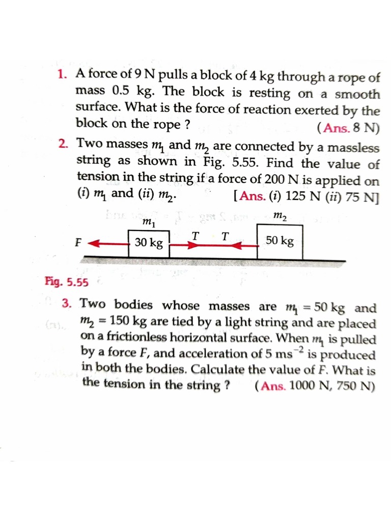 Part 7 (Motion of Connected Bodies) | PDF