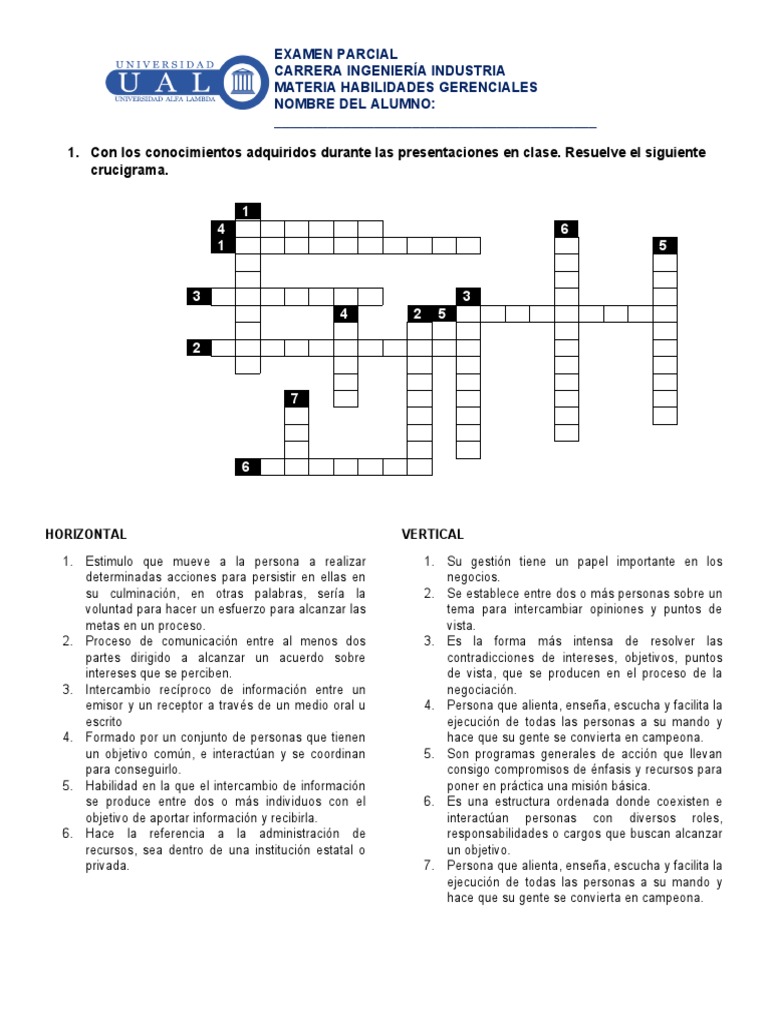 Examen Final - Ing Indus - Habilidades Gerenciales | PDF Examen Final - Ing Indus - Habilidades Gerenciales | PDF