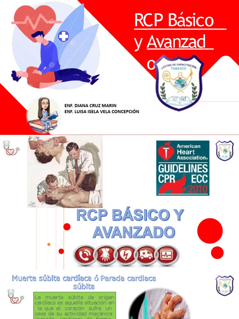 RCP - Basico y Avanzado | PDF | Reanimación cardiopulmonar | Paro cardíaco