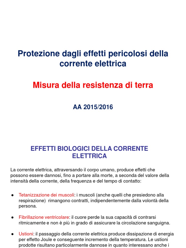 005 3 Misura Resistenza Di Terra | PDF