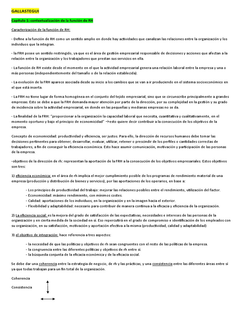 Función de Recursos Humanos en Empresas | PDF | Business | Gestión de ...