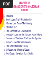 Gas Laws Formula Sheet | PDF | Gases | Mole (Unit)