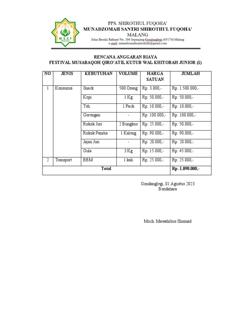 RAB Festival Pertama | PDF