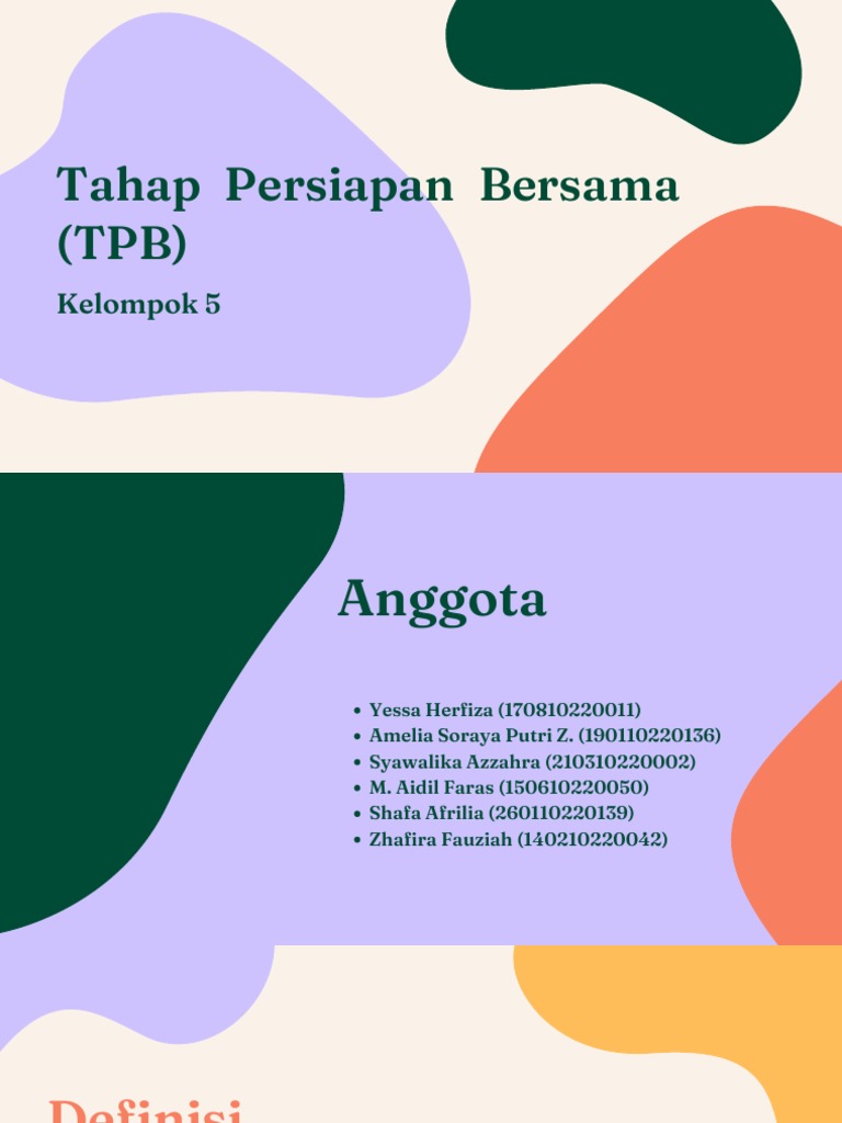 Review TPB Kelompok 5 | PDF