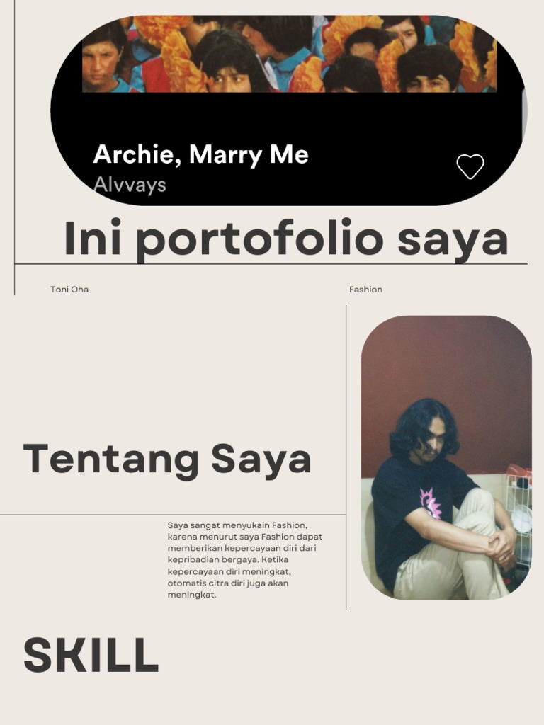 Portofolio-Toni Oha | PDF | Gaya Hidup