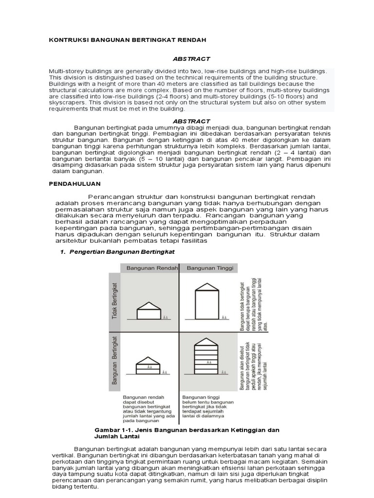 Konstruksi Bangunan Bertingkat Rendah | PDF | Seni | Komputer