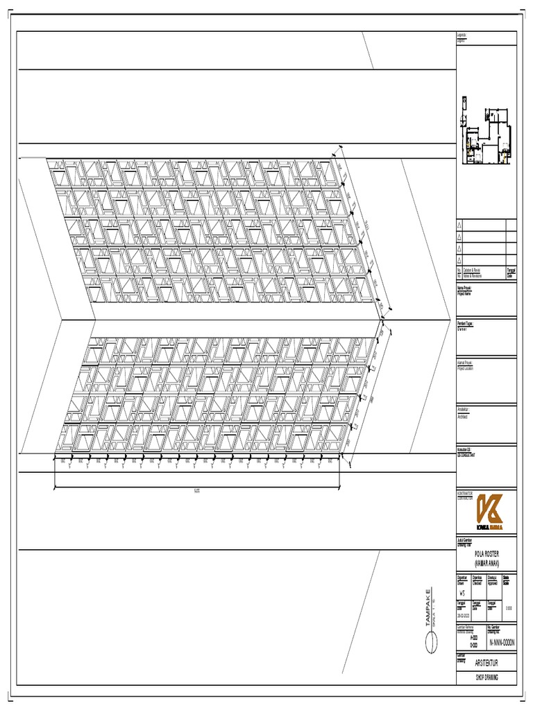 Pola Roster Tampak Belakang-5 | PDF
