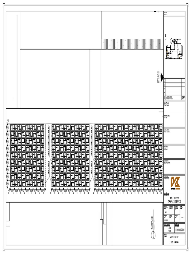 Pola Roster Tampak Belakang-4 | PDF