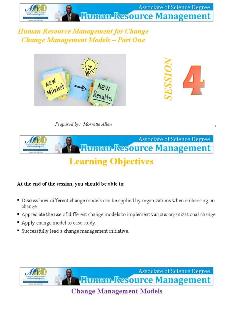 Change Management Models Overview | PDF | Change Management | Goal