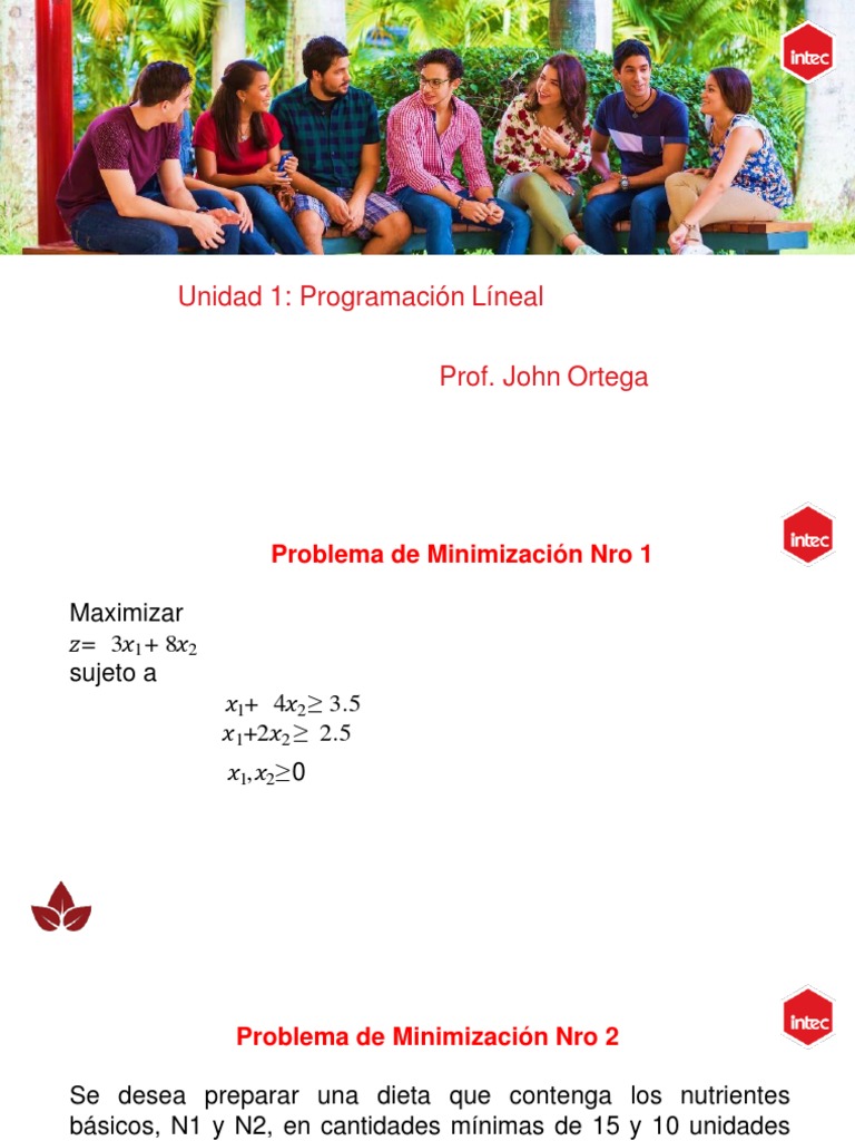 Semana 4 Método Simplex Minimización | PDF