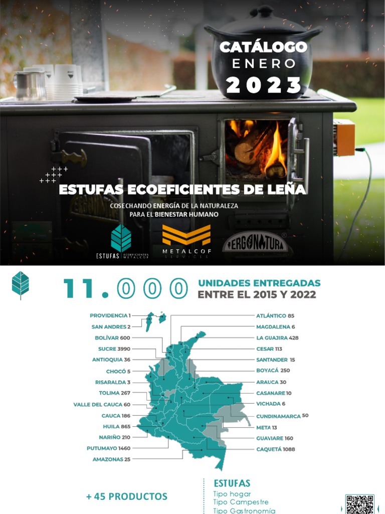 Catalogo Horizontal Estufas Ecoeficientes Metalcof Enero 2023 | PDF ...