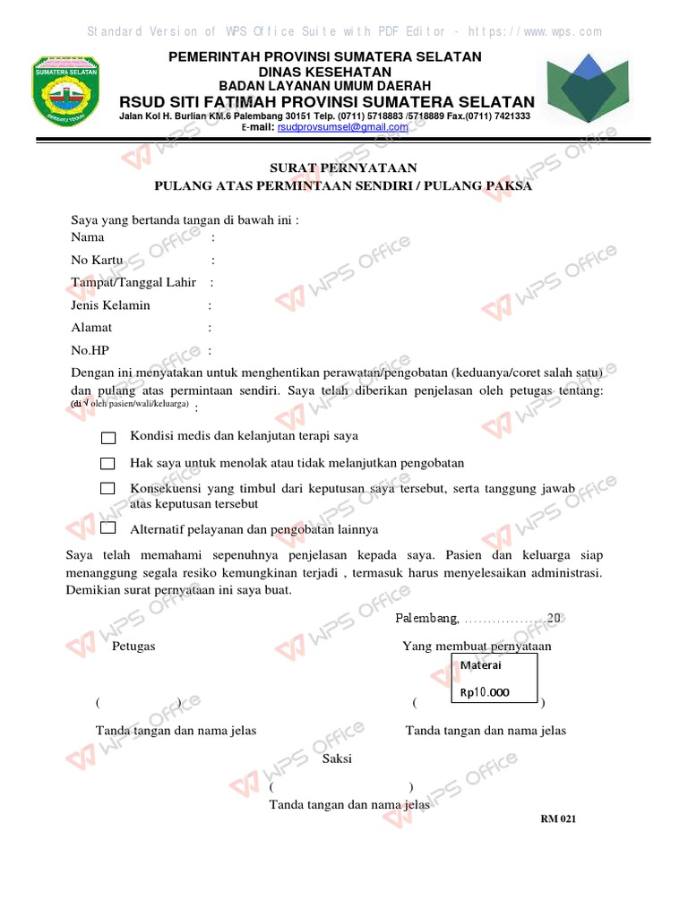 2.Rm 021 Aps (Pulang Paksa) Umum Dan Bpjs Revisi (1) - Insert Watermark ...