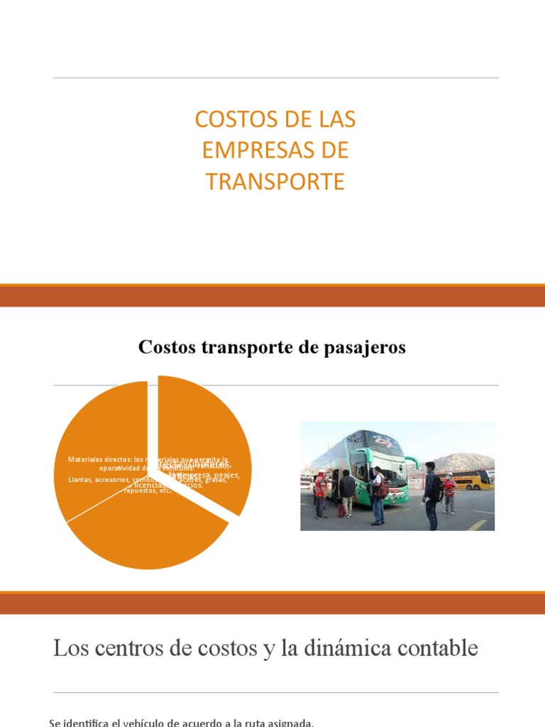 Costos Transporte | PDF | Autobús | Transporte Costos Transporte | PDF | Autobús | Transporte