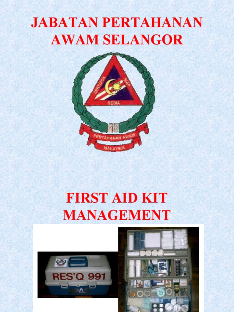 First Aid Kit Management | PDF