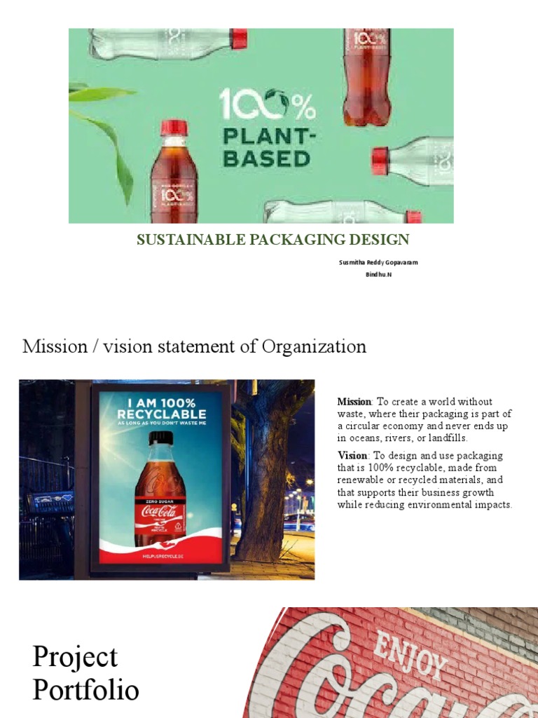 Coca Cola's Sustainable Packaging Initiative | PDF | Sustainability ...