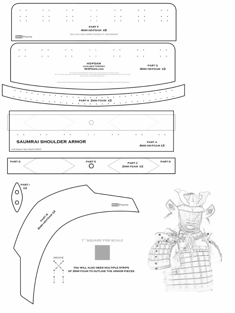 Samurai Shoulder SKS Props | PDF
