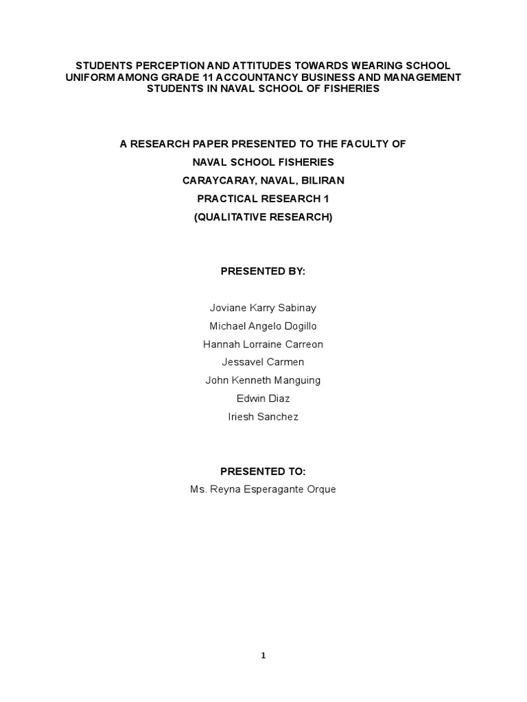school uniform | PDF