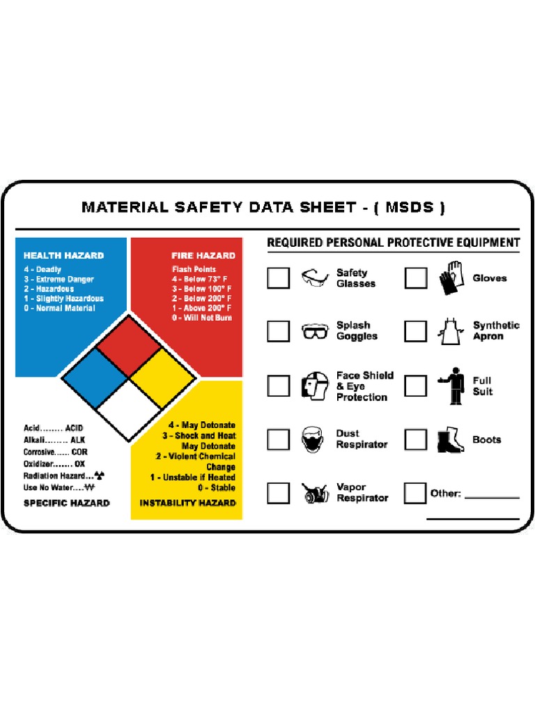 Msds | PDF