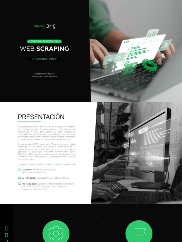 Brochure Espec Web Scraping | PDF | Red mundial | Internet y web