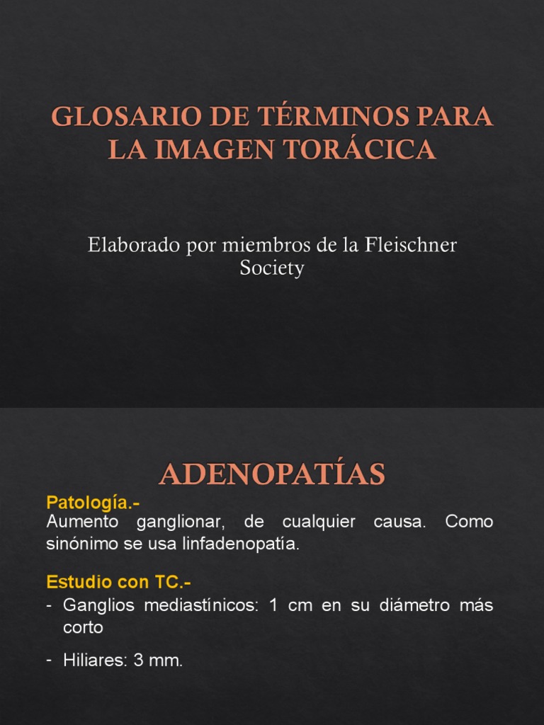 Guía Fleischner 2024: Nódulos Pulmonares | PDF | Pulmón ...