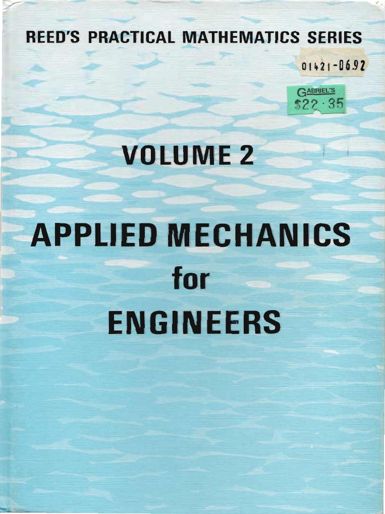 Vol. 02 - Reed's Applied Mechanics For Engineers | PDF