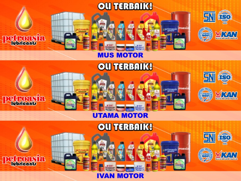 Desain Spanduk Oli | PDF