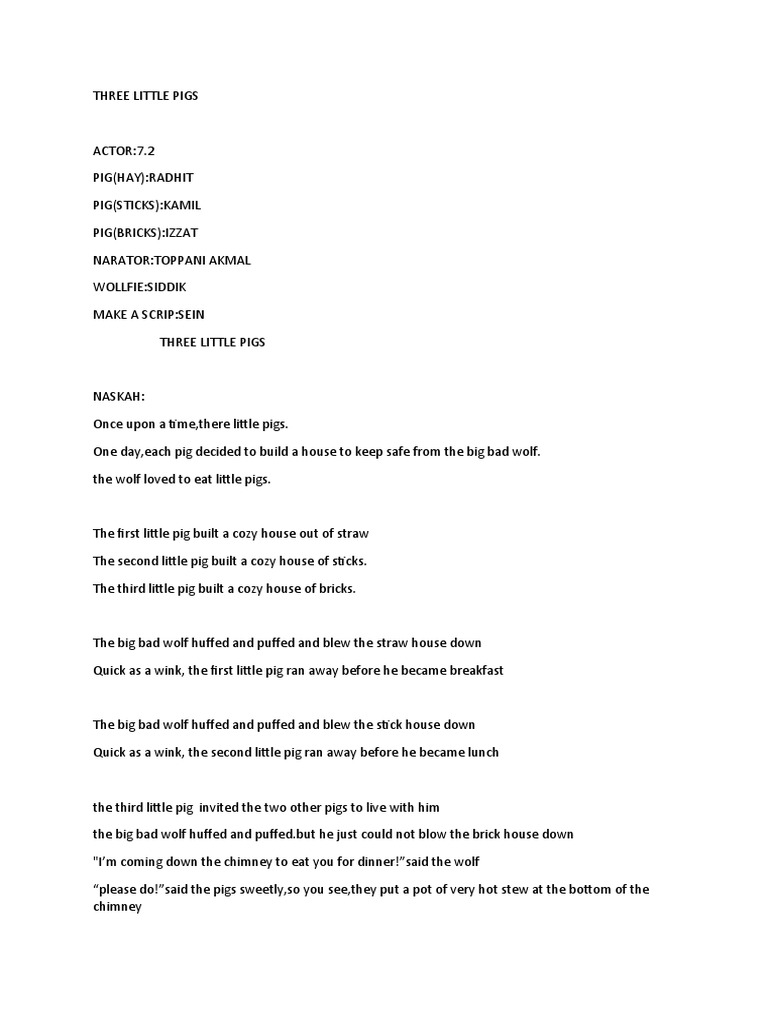 Children's Play Script | PDF | Mystery, Thriller & Crime Fiction