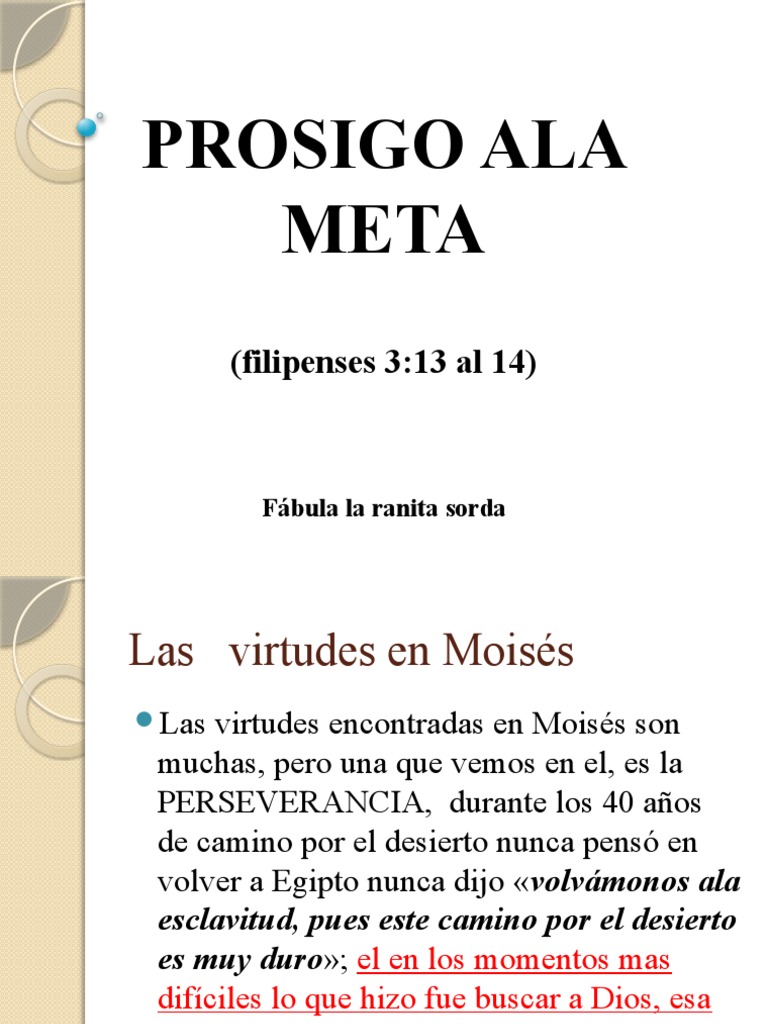 Tema Prosigo Ala Meta | Descargar gratis PDF | Cristo (título) | Pablo ...