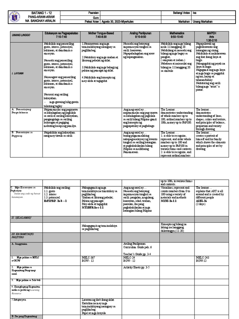 Week 1 Day 2 08-30-2023 | PDF