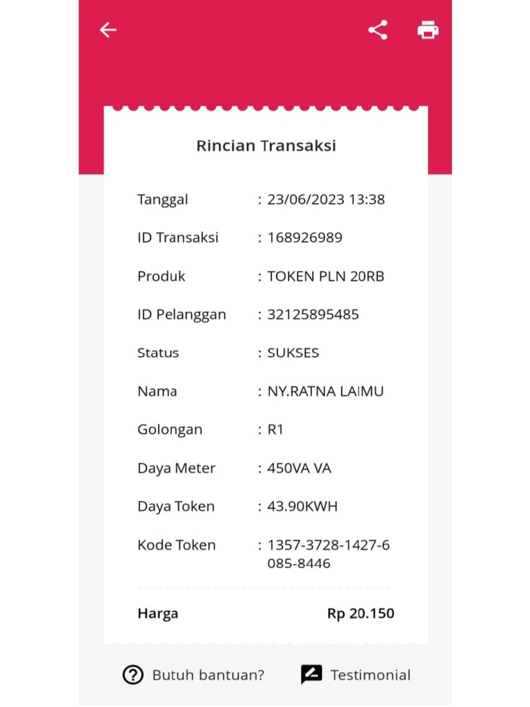 Tagihan Listrik | PDF