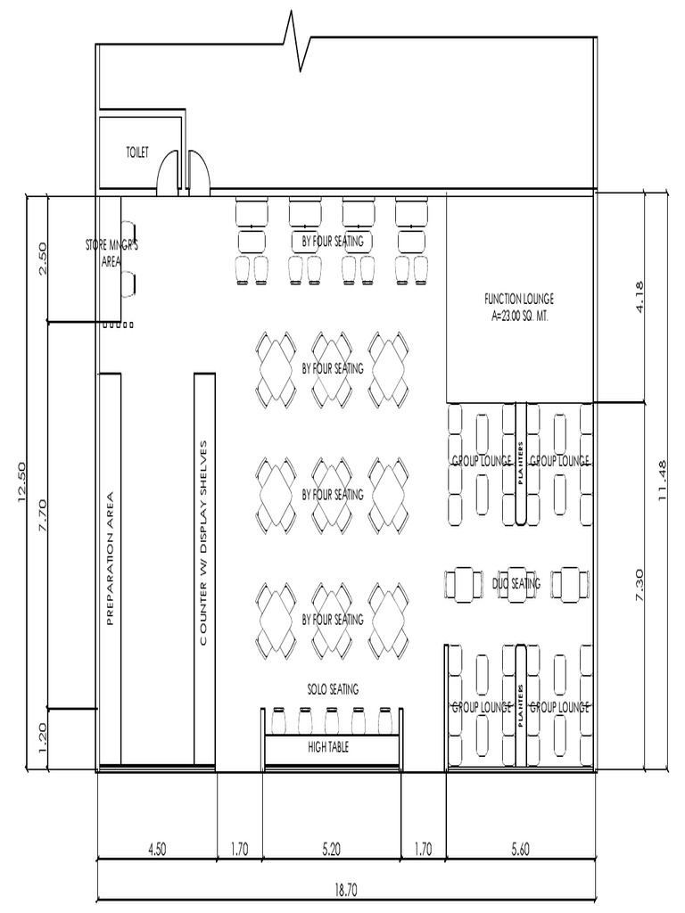 CAFE FLOOR PLAN-Layout1 | PDF