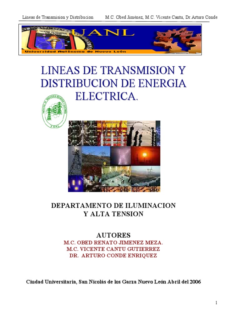 Lineas de Transmision y Distribucion | PDF | Energía renovable | La ...