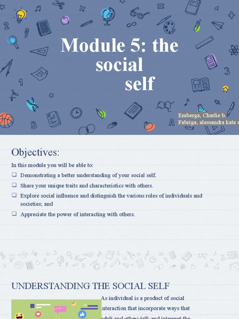 Module 5 - The Social Self | PDF | Psychology | Social Psychology