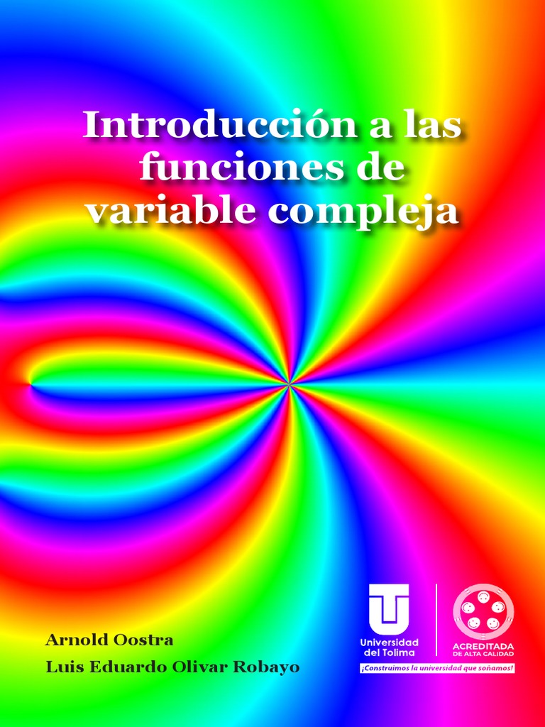 Libro Introduccion A Las Funciones de Variable Compleja | PDF | Número ...