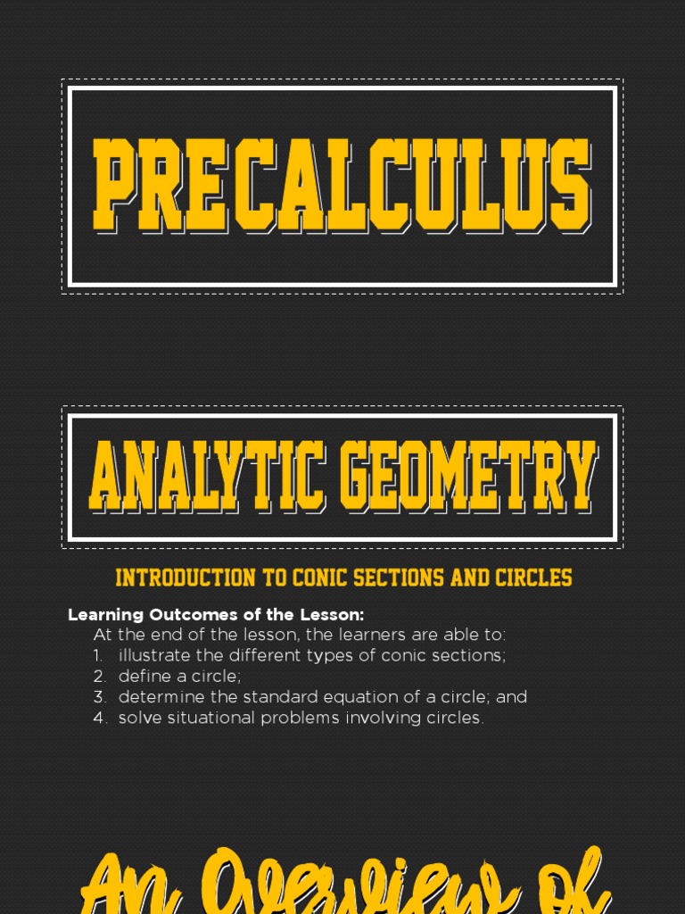 Conic Sections Overview | PDF | Ellipse | Geometric Shapes