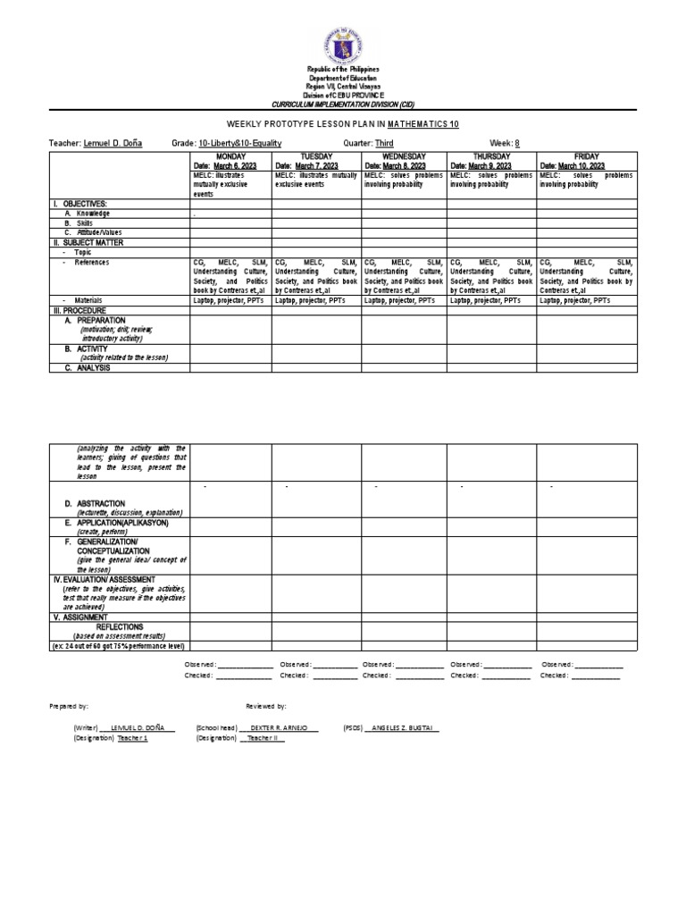 Math Q3 W8 | PDF | Science & Mathematics