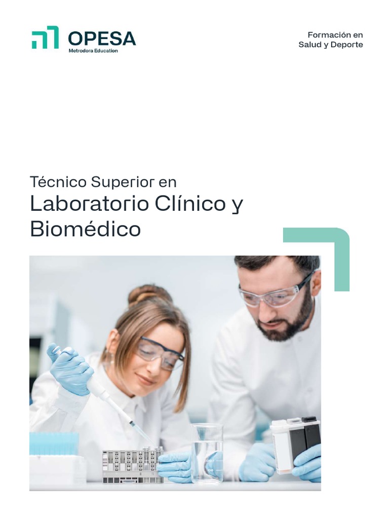 Dossier OPESA LABORATORIO CLÍNICO Y BIOMÉDICO 2023 | PDF | Laboratorios ...