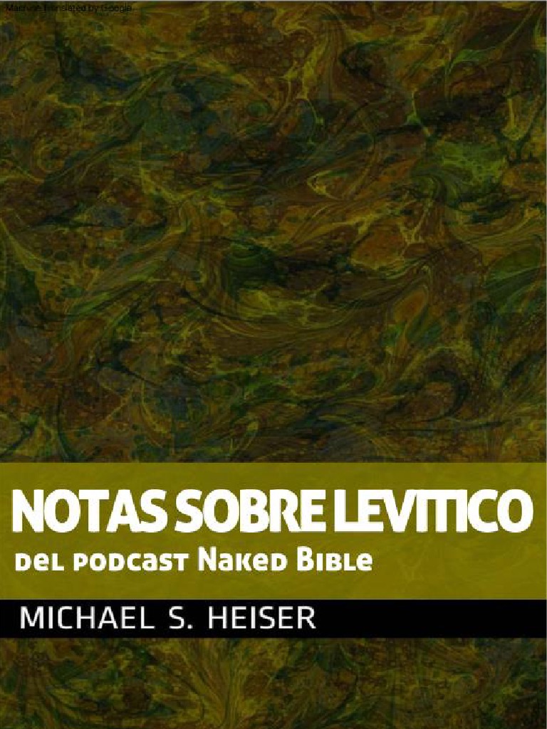 Notas Sobre Leviticos | PDF | Libro de levítico | Yahvé