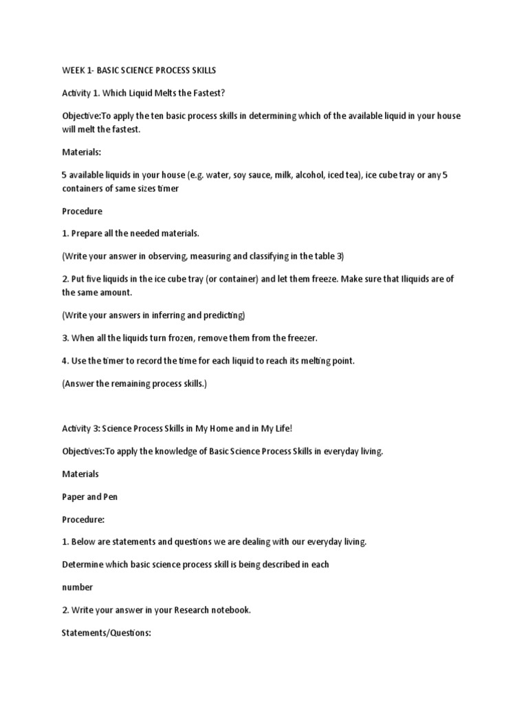 Week 1 - Basic S-Wps Office | PDF | Weighing Scale | Ice