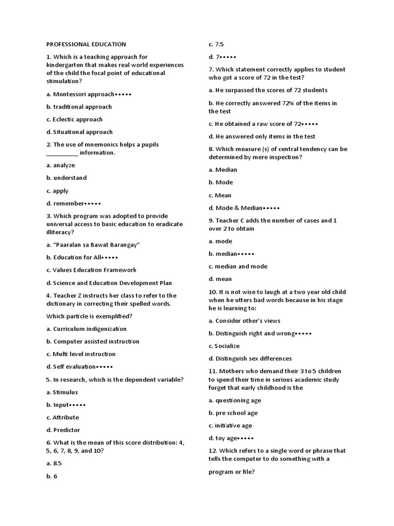 LET-GEN-ED-Final Coaching 1 | PDF | Cognition