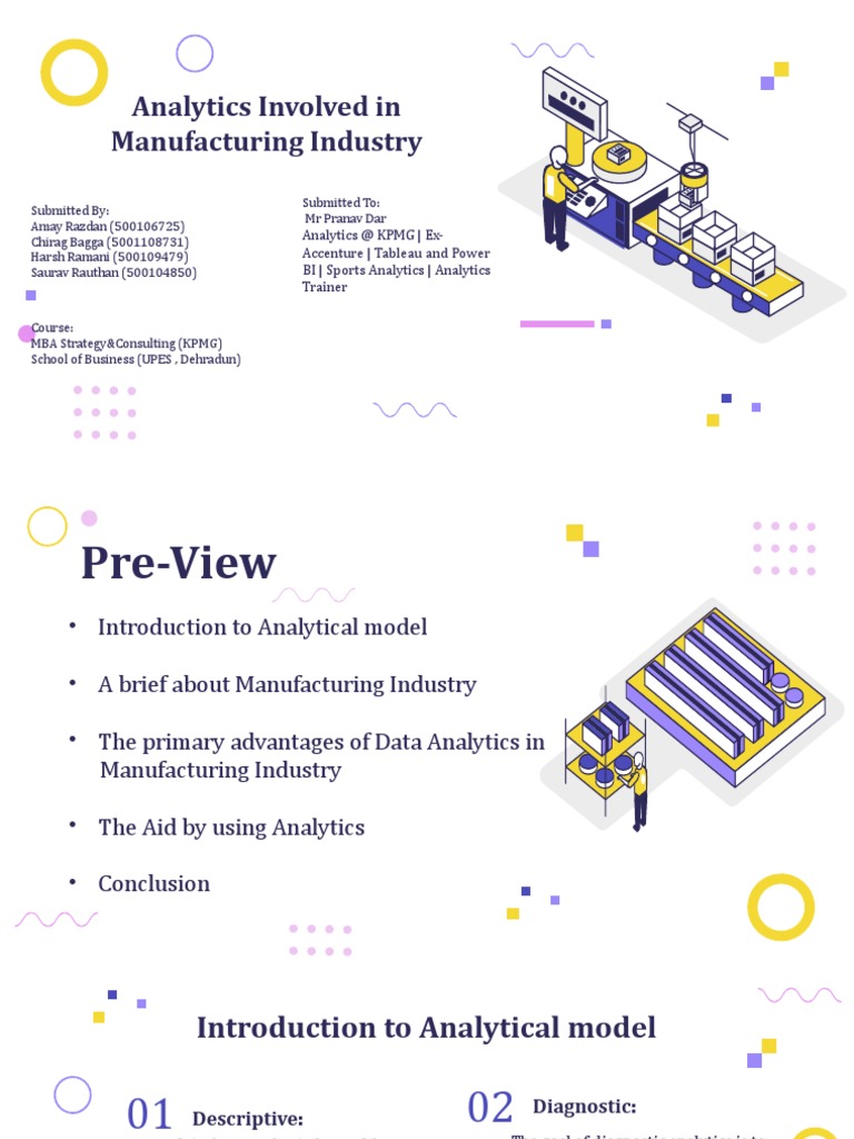 Manufacturing & Process Consulting Toolkit by Slidesgo | PDF