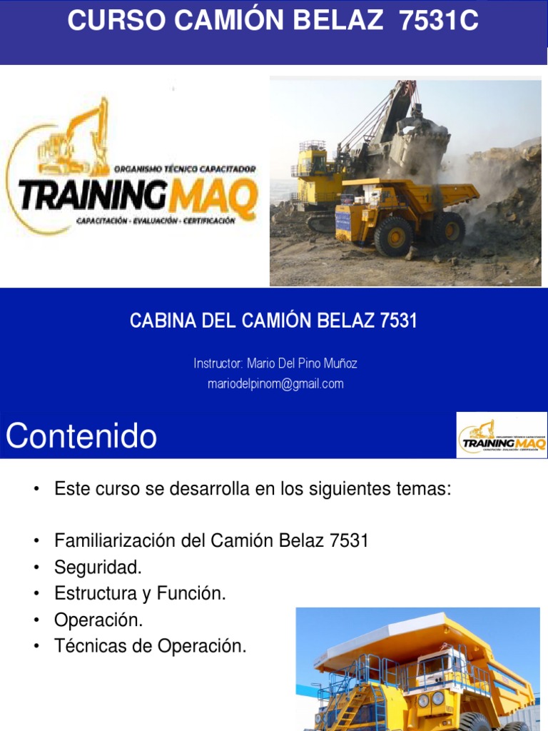 Cabina Del Camión Belaz 7531 C | PDF