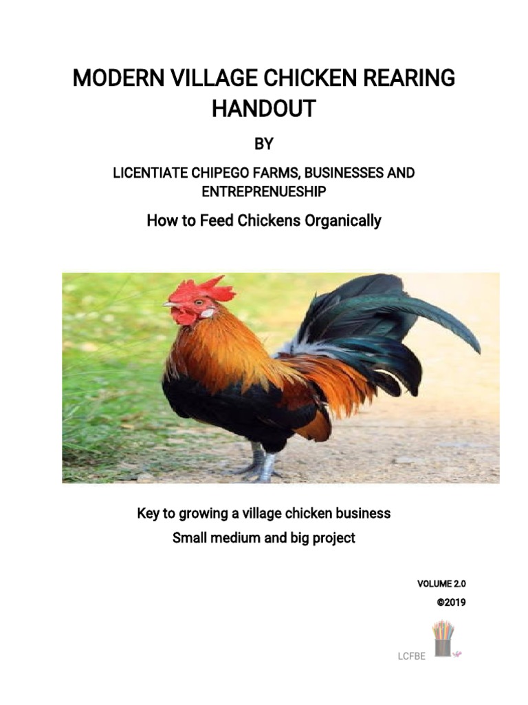 Organic Feed Formulation for Chickens | PDF | Wellness