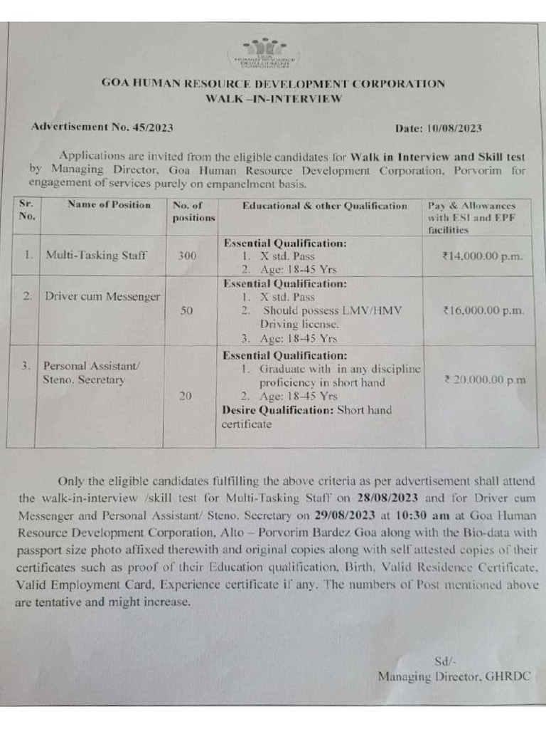 GHRDC Advertisement | PDF