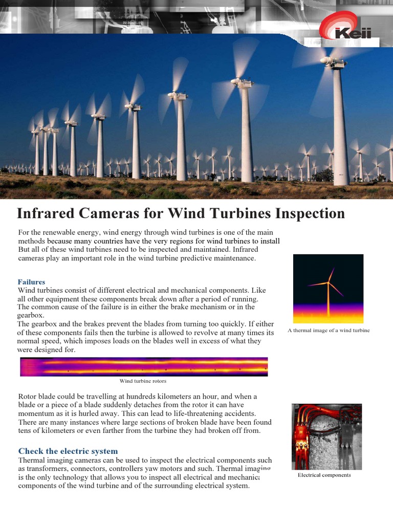 3. Infrared cameras Application details | PDF | Thermography | Wind Turbine