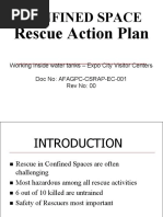 Scaffolding Erection - Rescue Plan Sample | PDF | Emergency | Scaffolding
