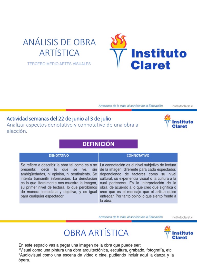 Artes Tercero PPT 1 | PDF