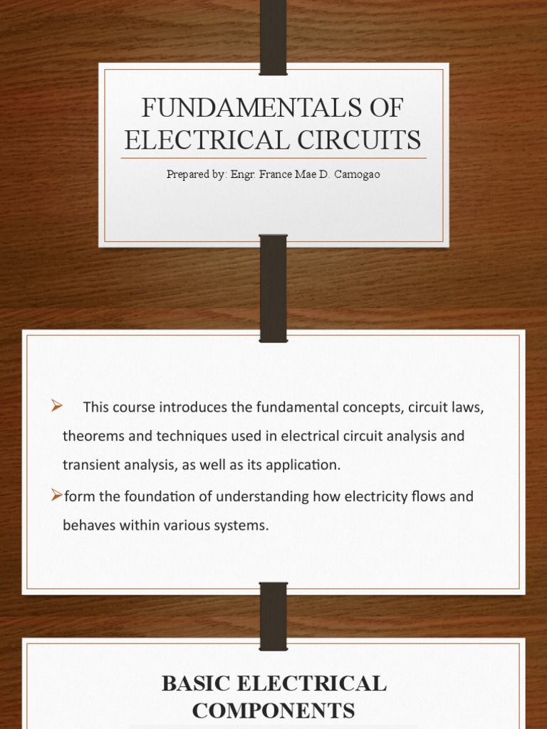 Introductory Concepts of Circuit Topology and DC Excitations | PDF ...