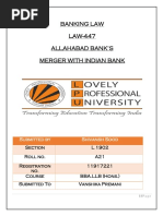 Merger & Acquisition-Allahabad & Indian Bank. (Group No 13) | PDF ...
